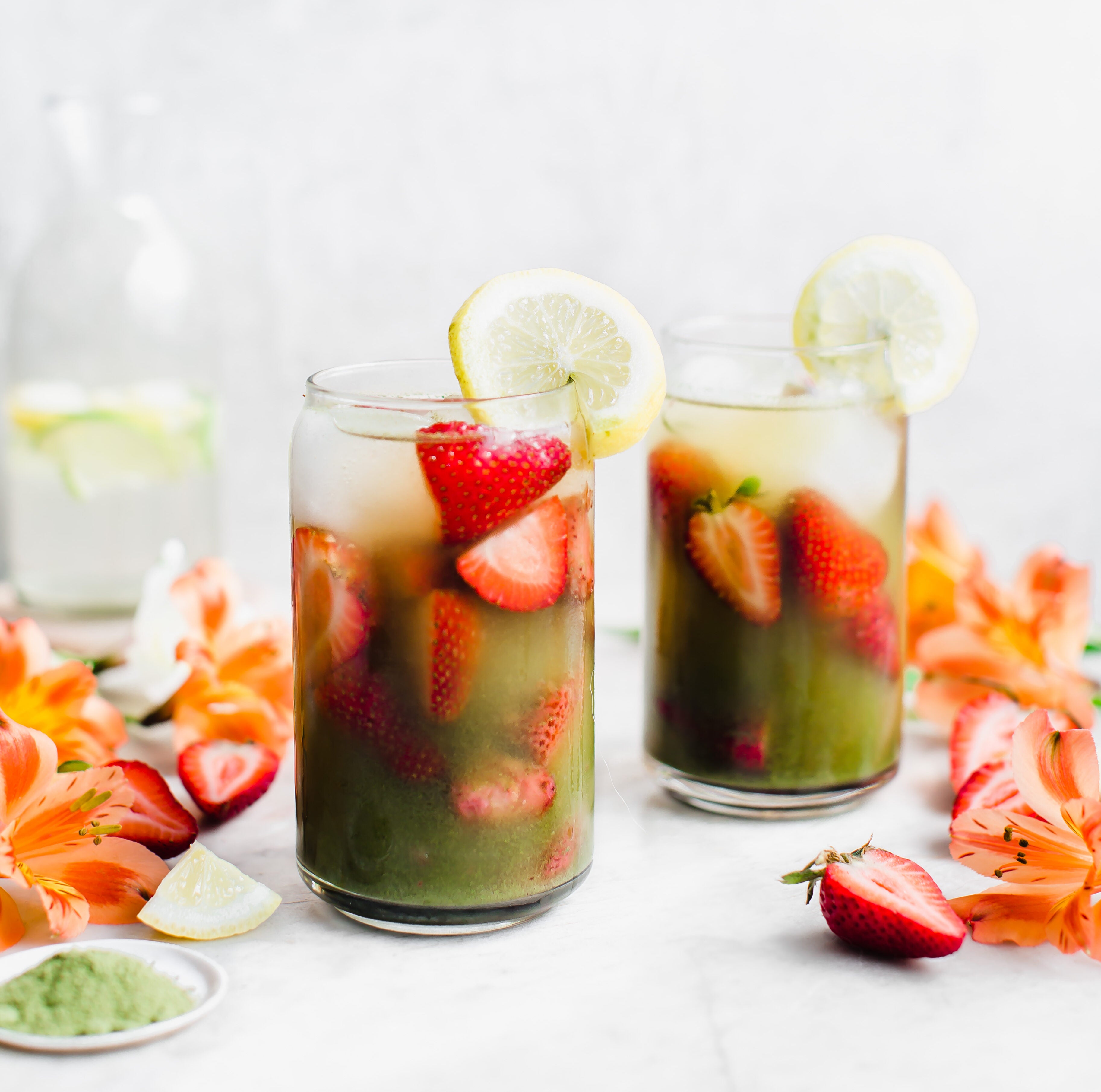 Strawberry Matcha Lemonade