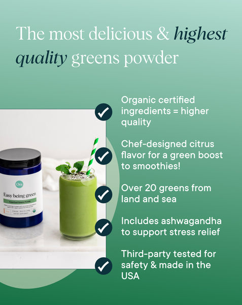 Organic Green Superfood Powder | Easy Being Green