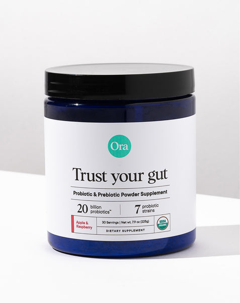 Organic Vegan Probiotic Powder with Prebiotics | Trust Your Gut