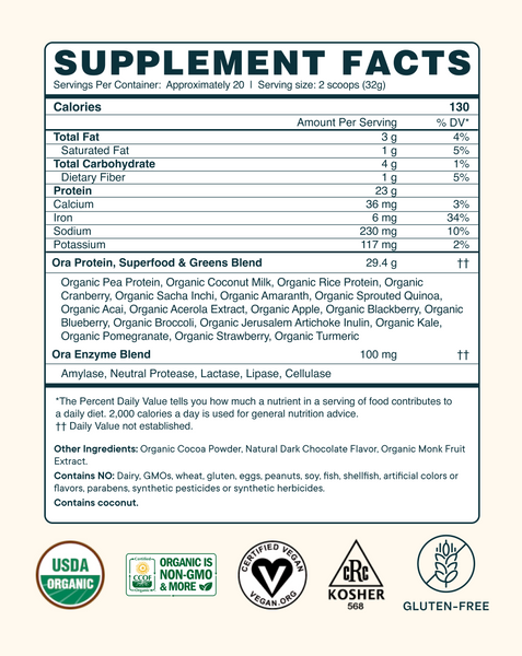 Organic Plant-based Protein Powder | So Lean & So Clean