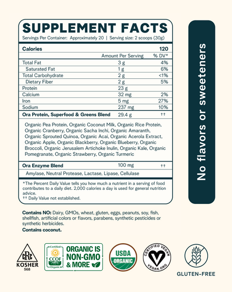 Organic Plant-based Protein Powder | So Lean & So Clean